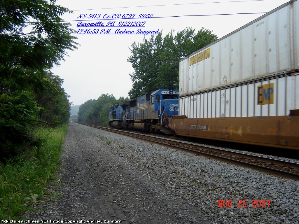 NS 5413 Ex-CR 6722 SD50 August 22, 2007